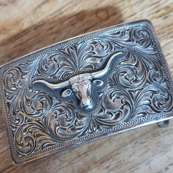Clint Orms | Accessories | Clint Orms Sterling Silver Belt Buckle ...